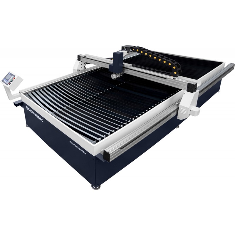 CNC Plasma Cutting Machine PW-1530 WTK + Luft 1000 Compressor + SPARTUS ...