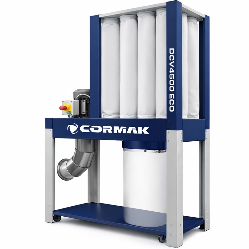 Industrial Wood Dust and Chip Extractor CORMAK DCV4500E | Central ...